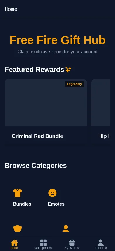 Free Fire Gift Hub