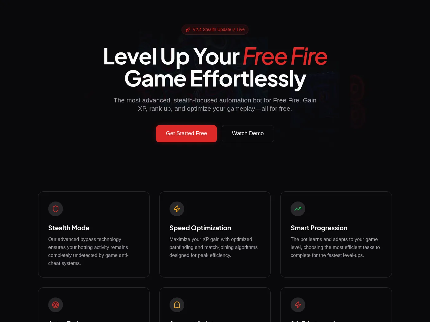 Free Fire Level Up Bot