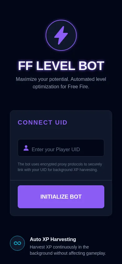 Free Fire Level-Up Bot