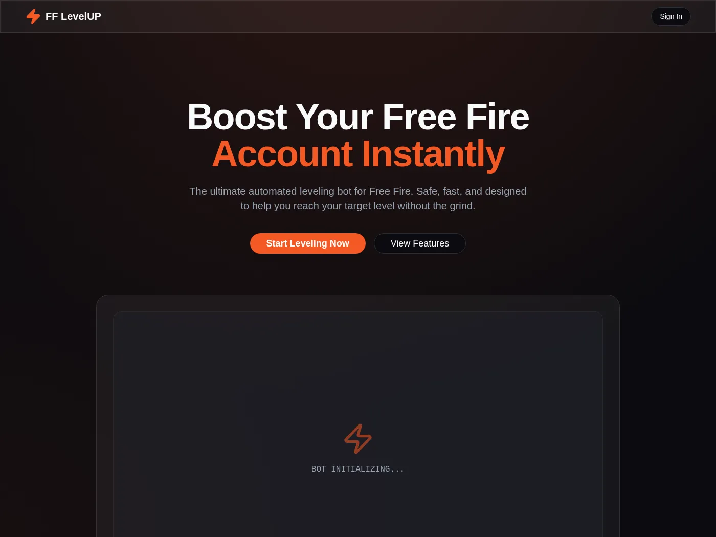 Free Fire LevelUP Bot