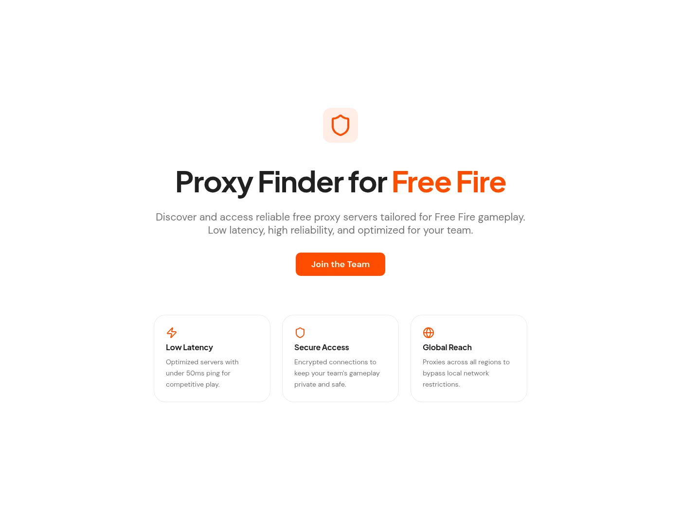 Proxy Finder for Free Fire