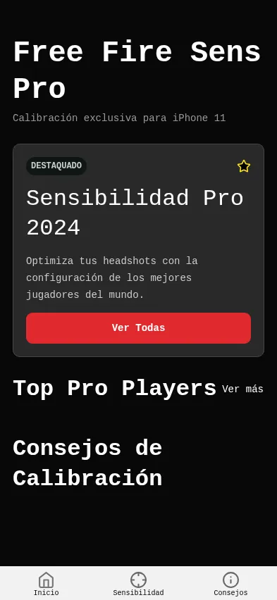 Free Fire Sensibilidad Pro