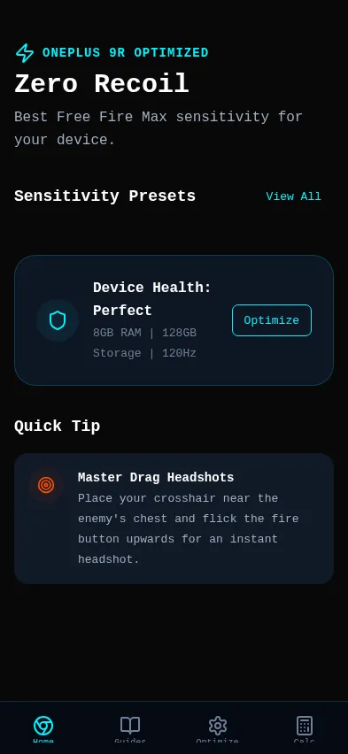 Zero Recoil Game Helper
