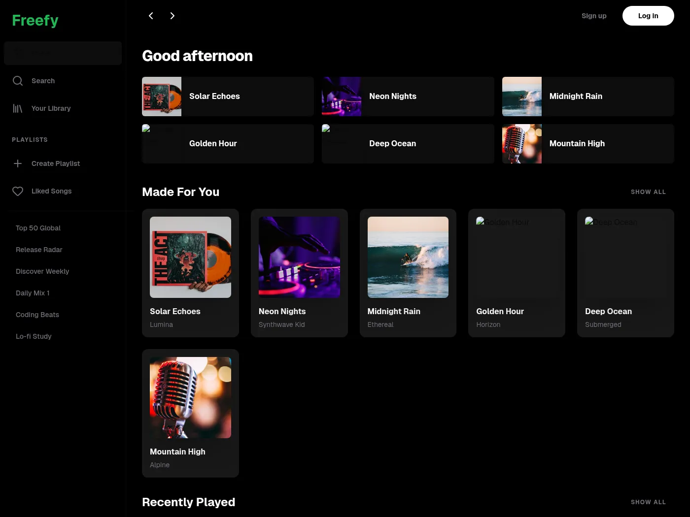 Freefy Music Stream