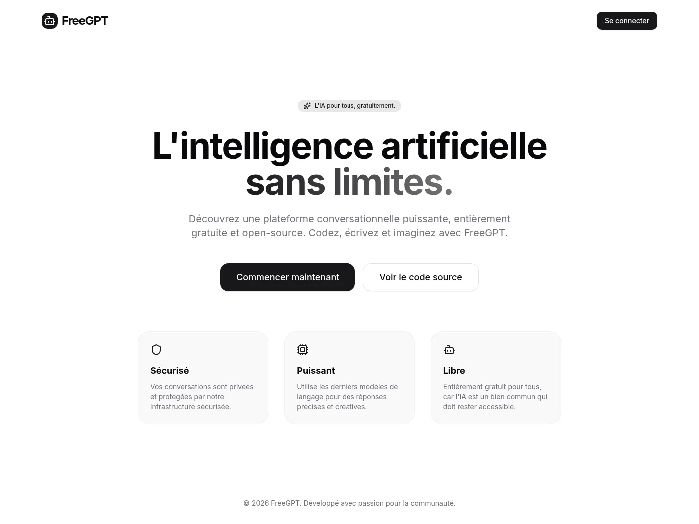 FreeGPT Web App
