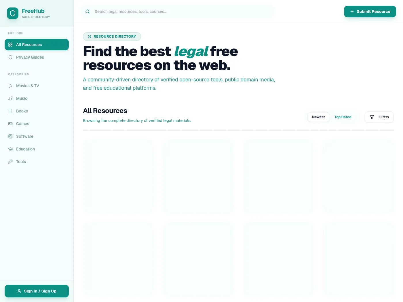 FreeHub Resource Directory