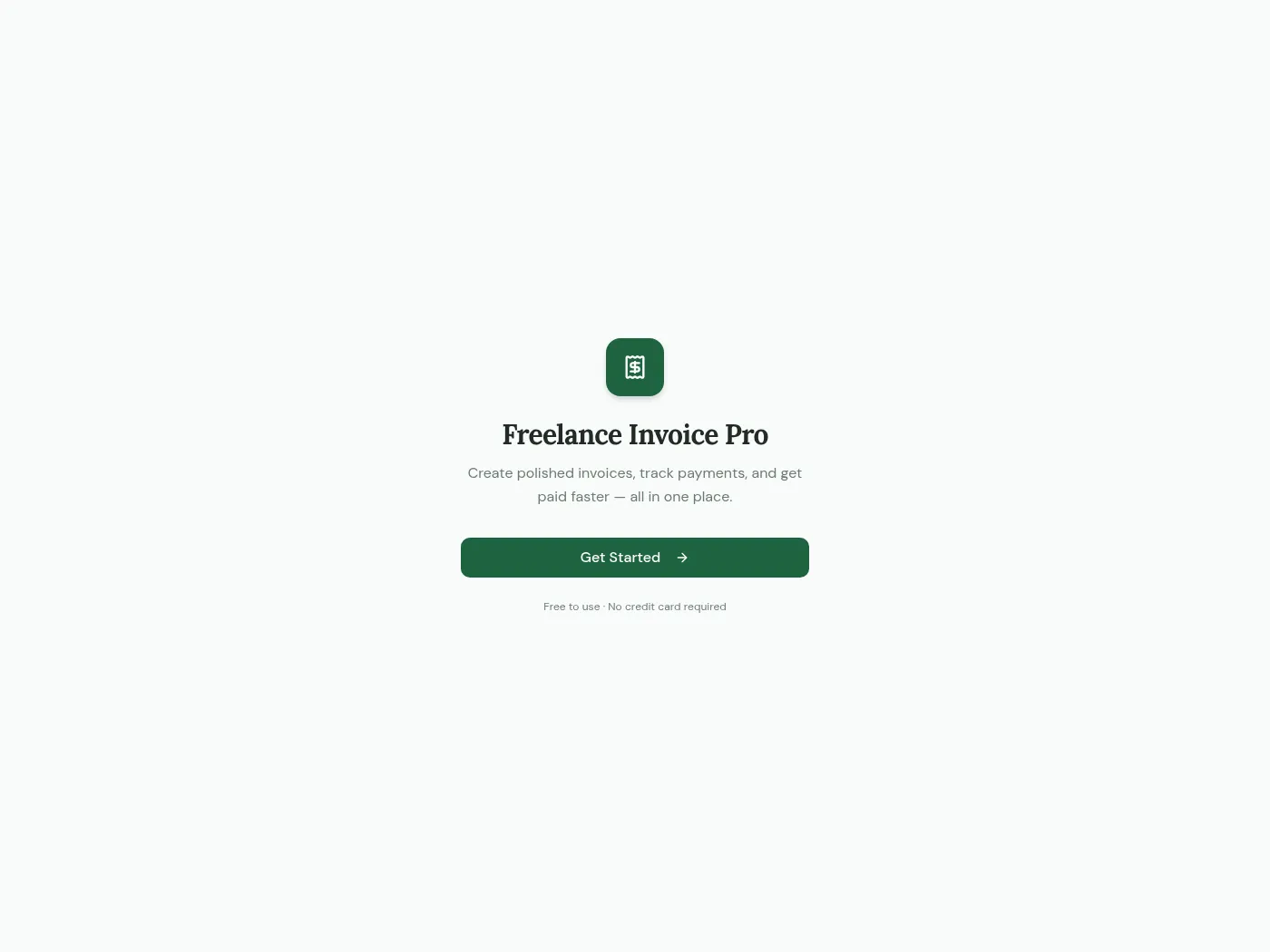 Freelance Invoice Pro
