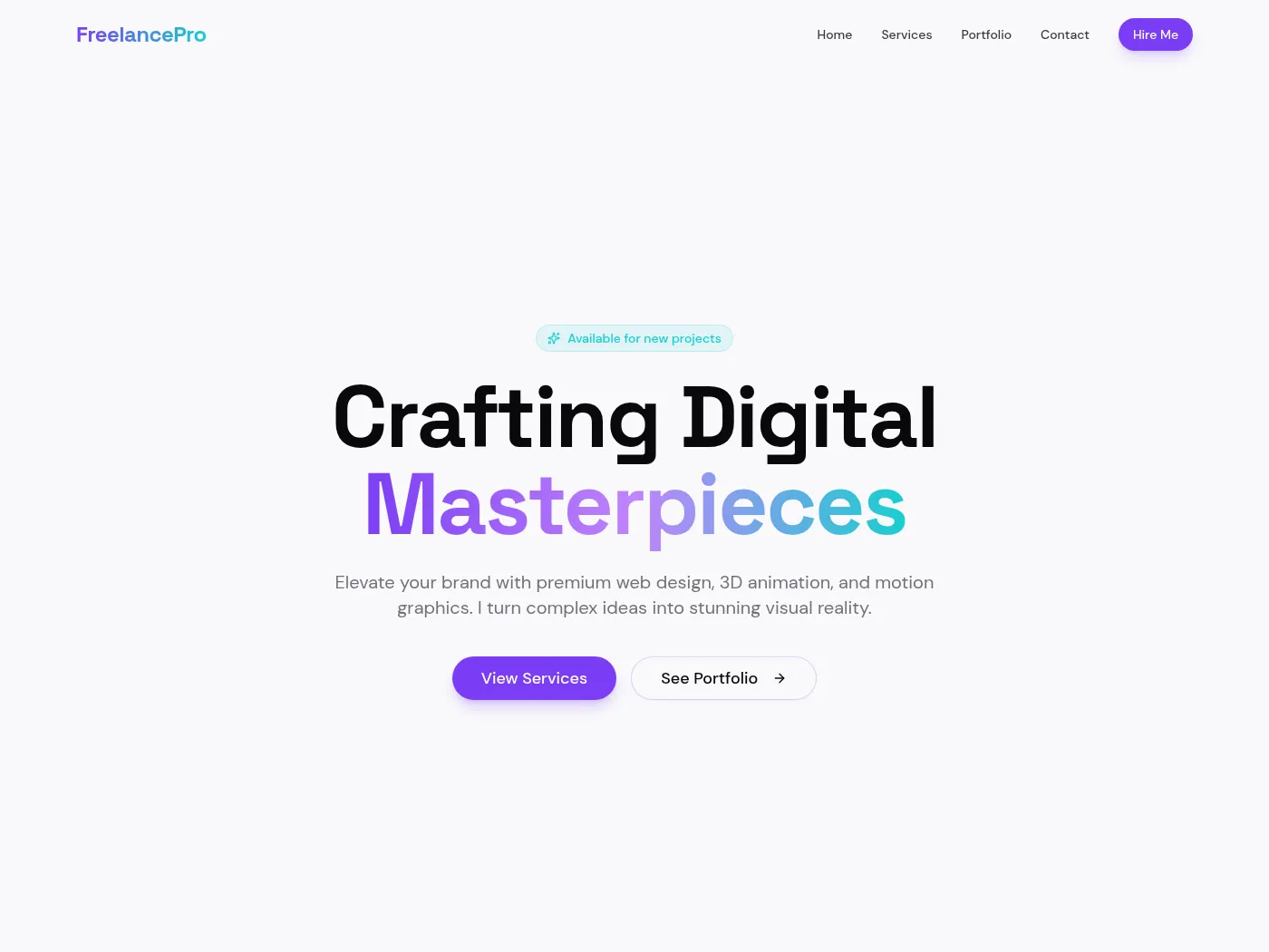 Freelance Pro Portfolio