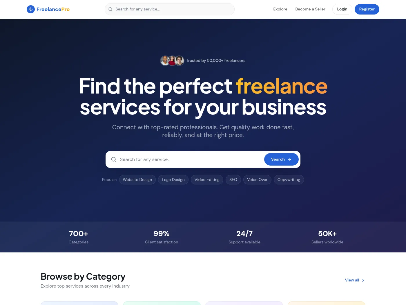 FreelancePro Marketplace