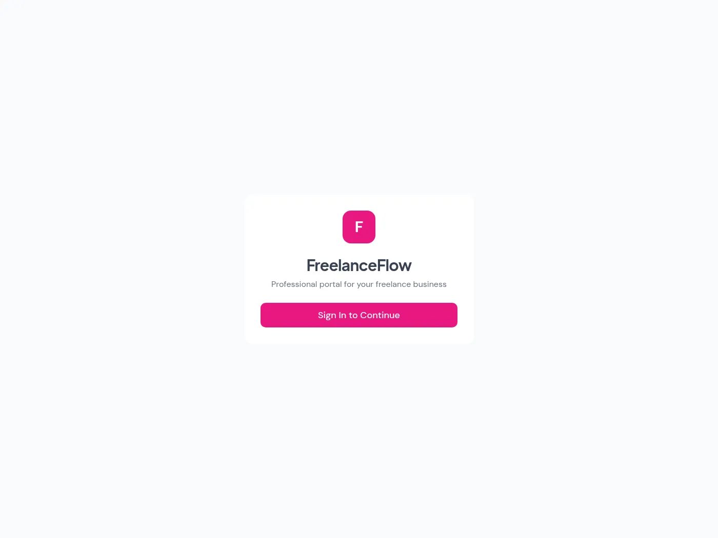 Freelance Client Portal
