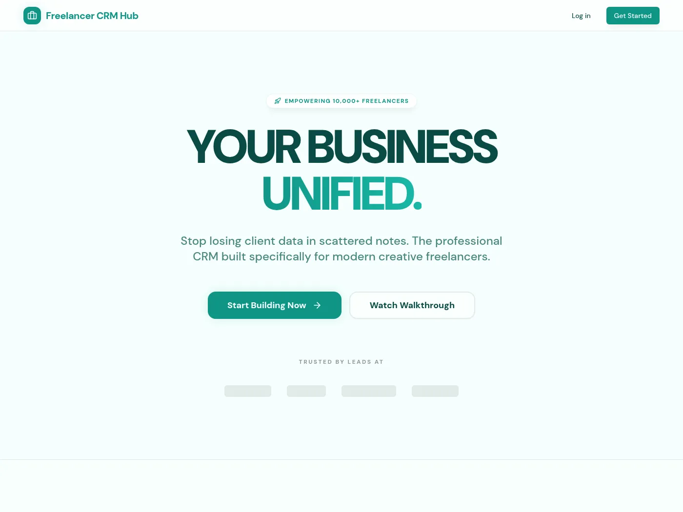 Freelancer CRM Hub