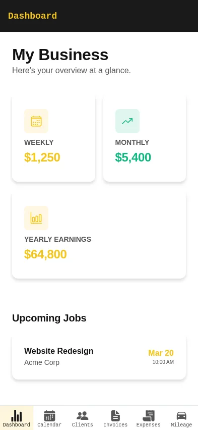 Freelance Biz Organizer