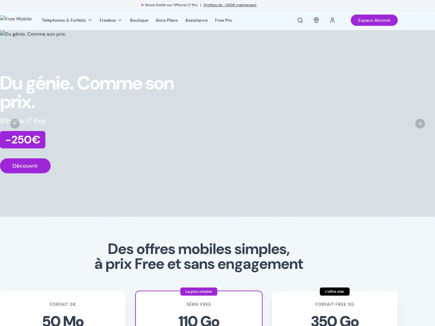 Freemobile Design Refresh
