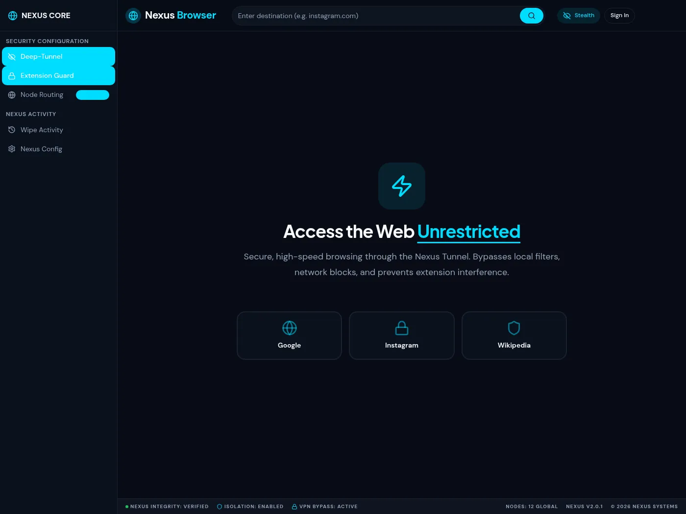 browser