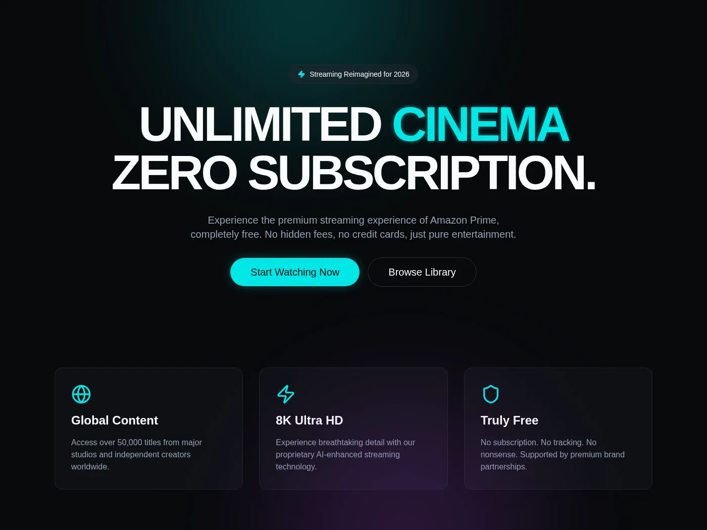 FreePrime Streaming Hub