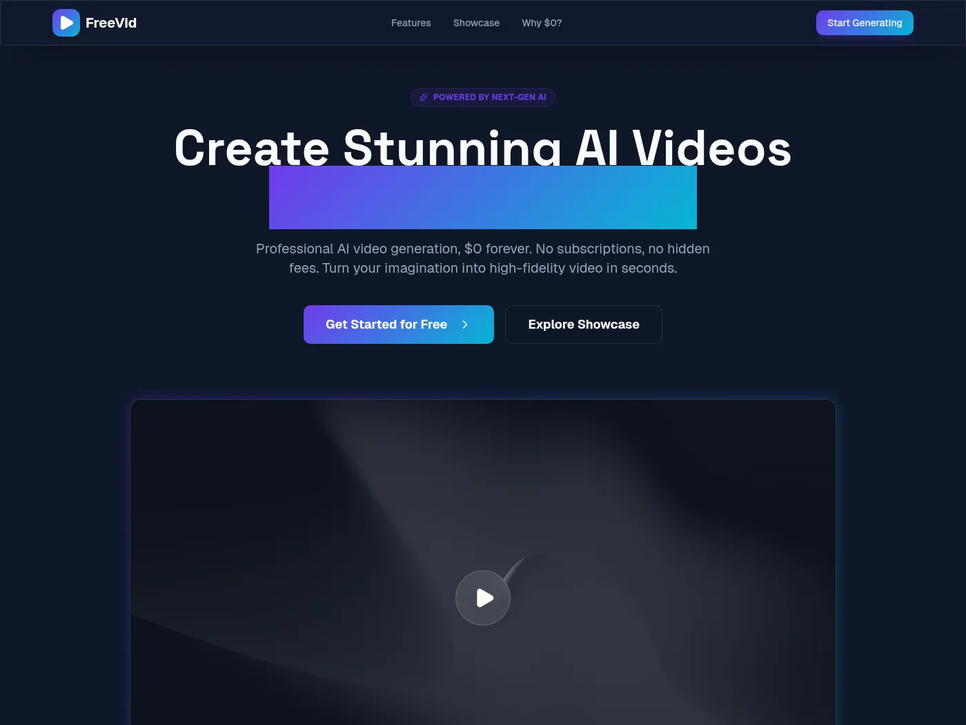 FreeVid Editor