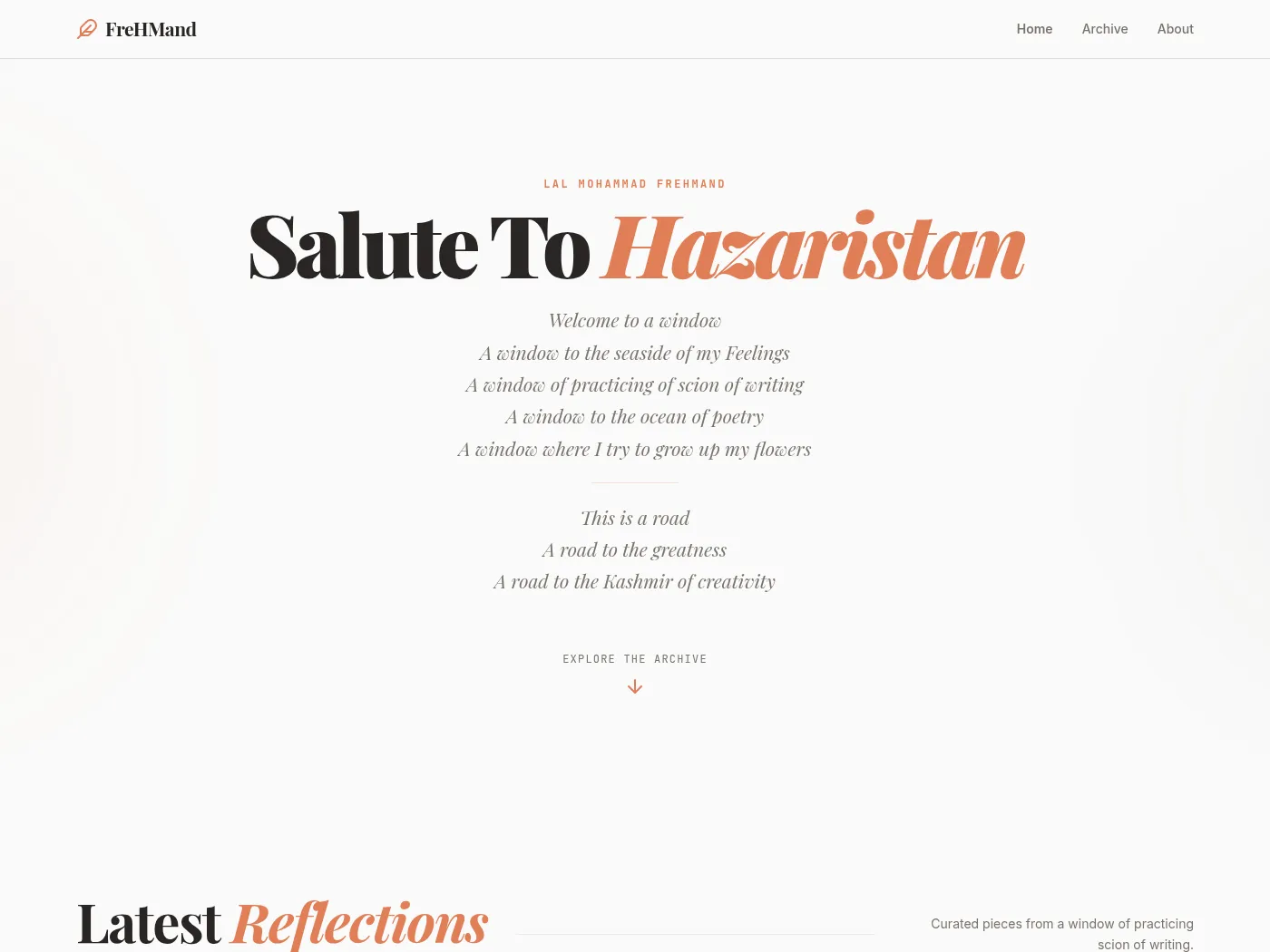 FreHMand Blog Redesign