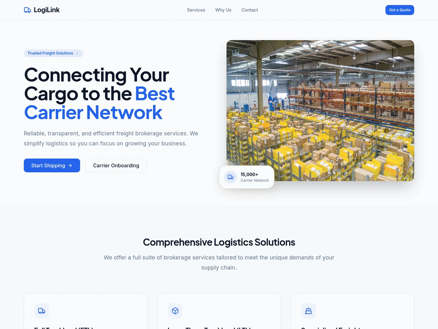 Freight Broker Landing