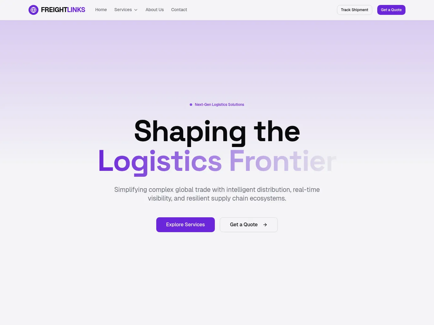 Freight Links Corporate Site
