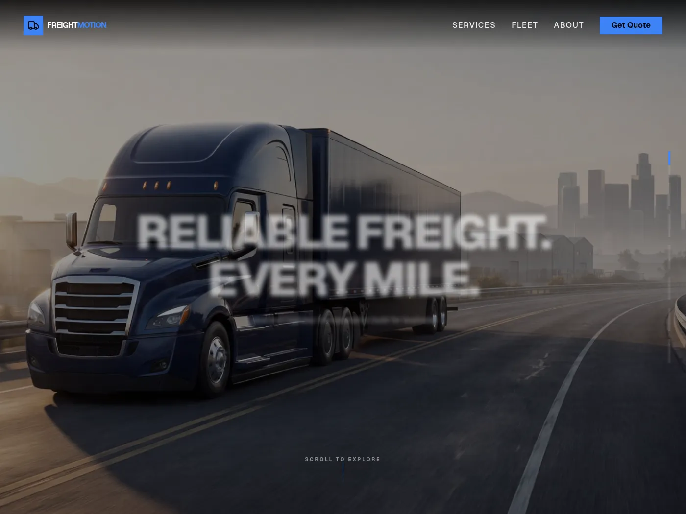 FreightMotion Story Site