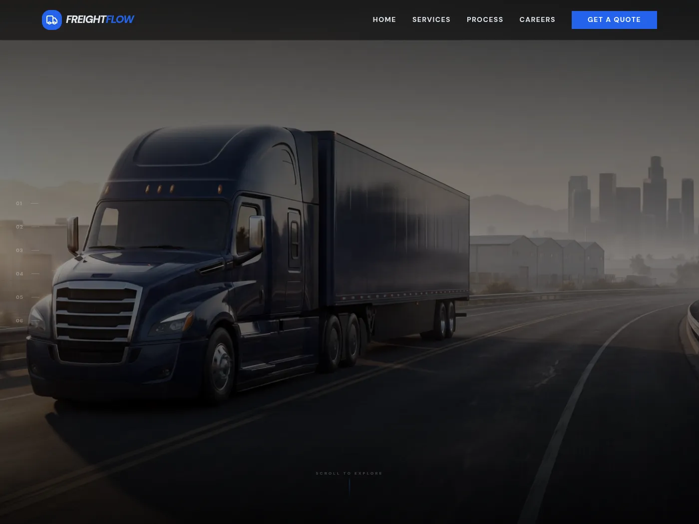 FreightFlow Storytelling Site