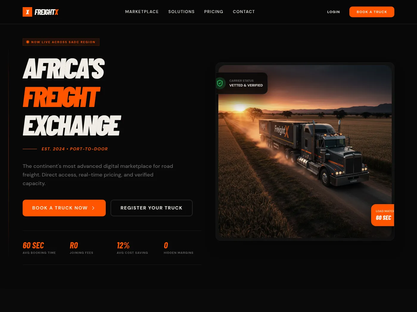 FreightX Freight Exchange