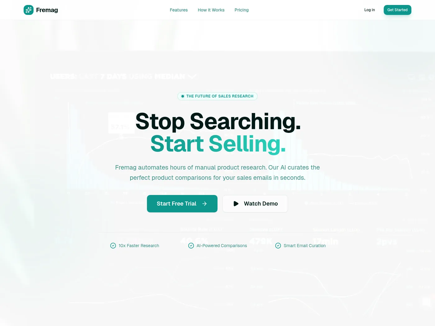 Fremag AI SaaS Website