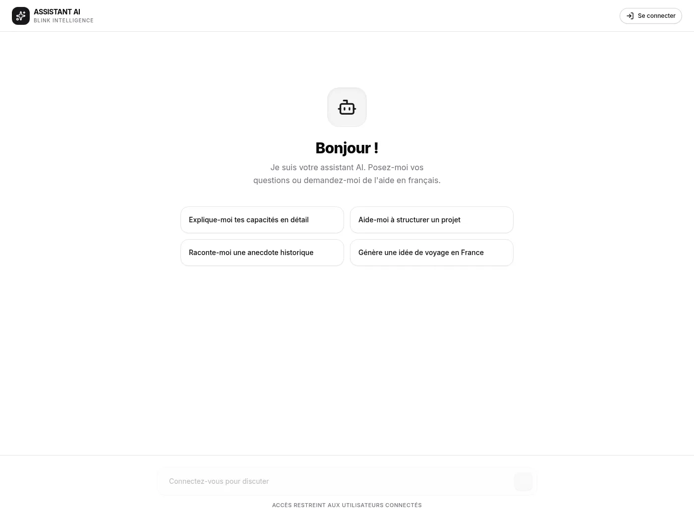 French AI Assistant