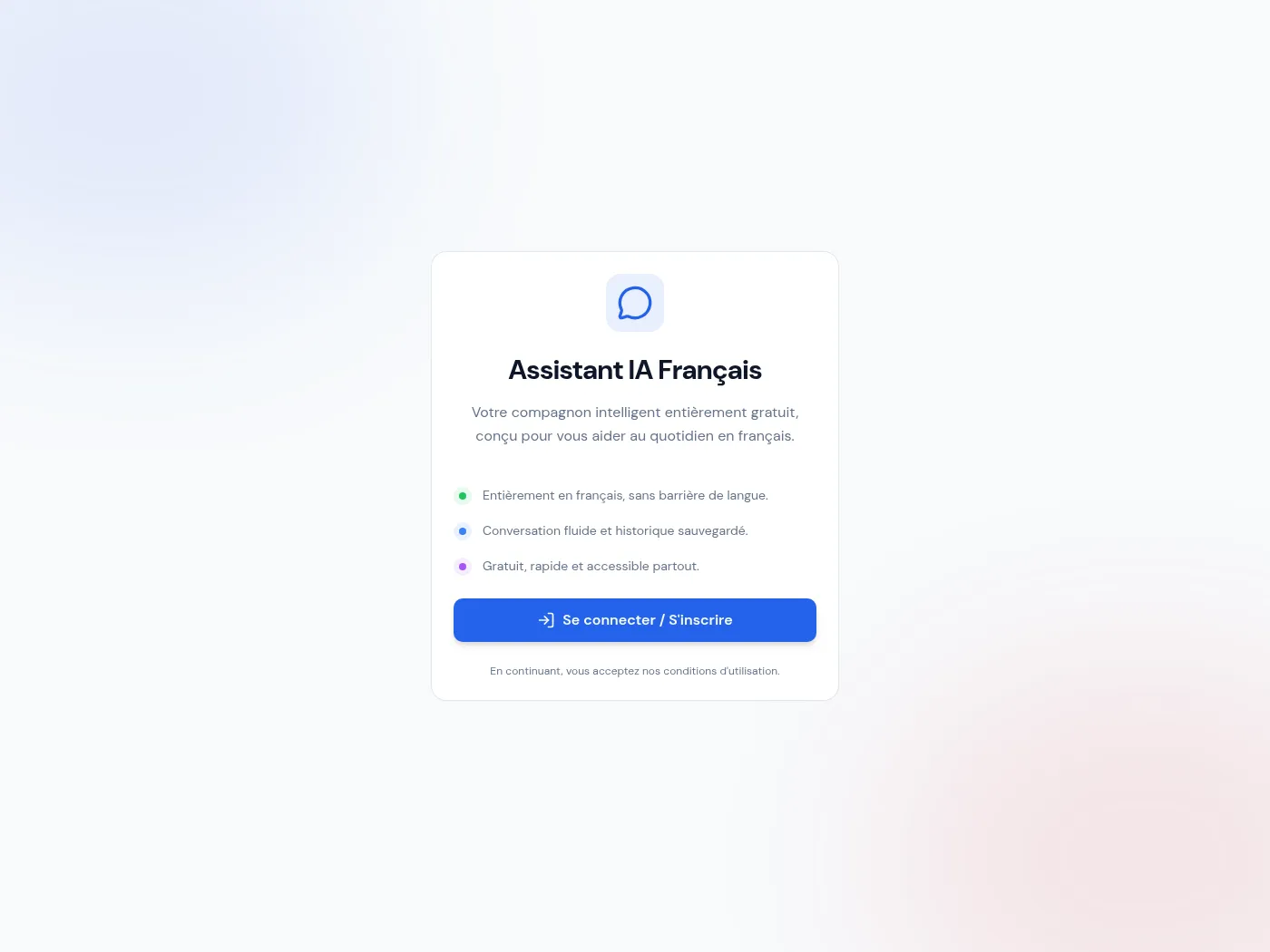 French AI Assistant