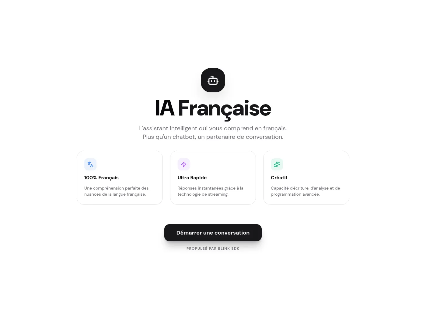 French ChatGPT Clone