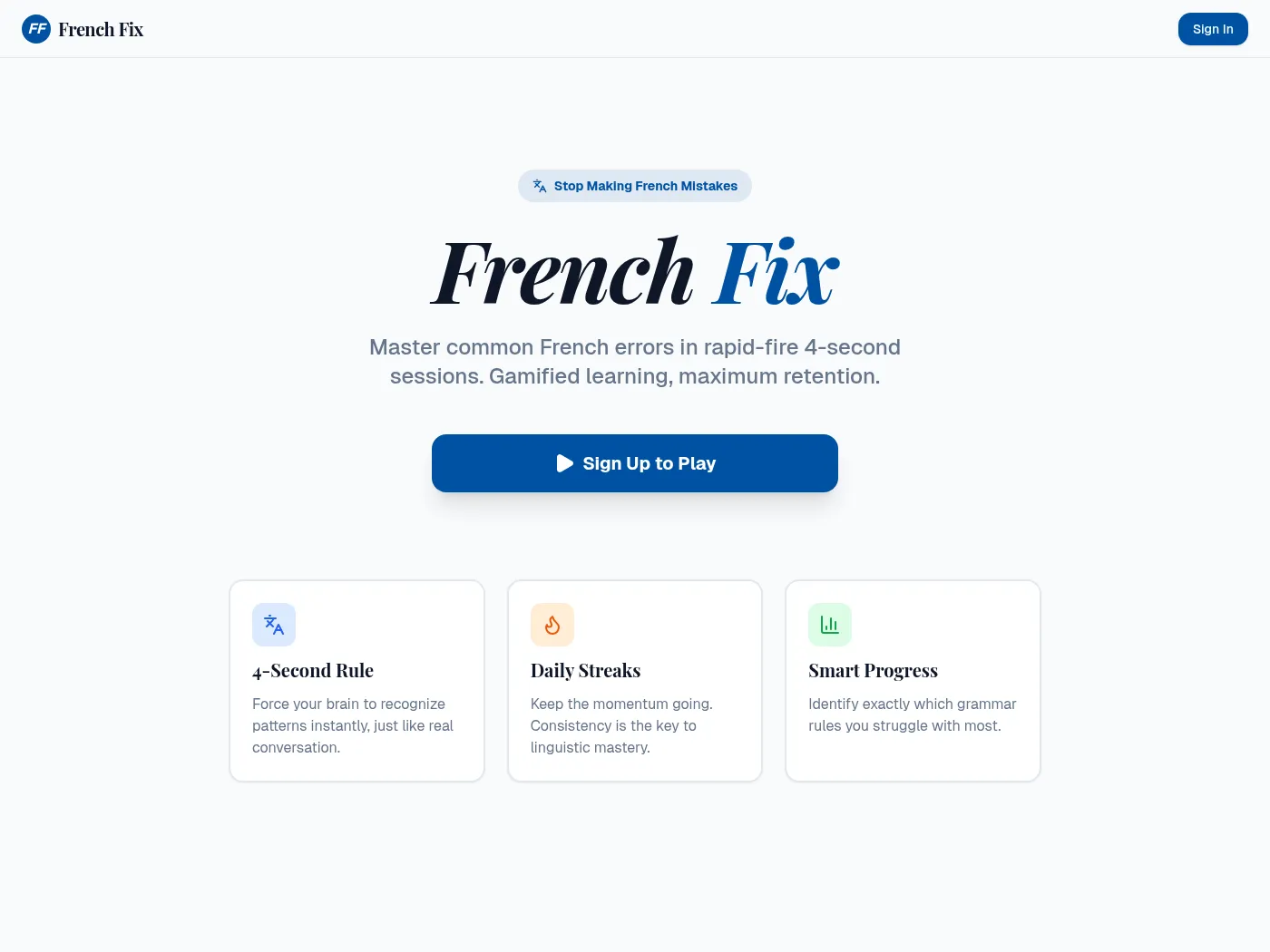 French Fix Duolingo