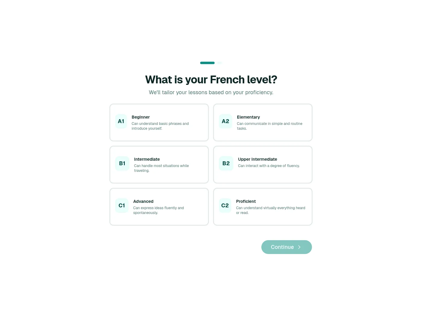 FrenchLearning Flow