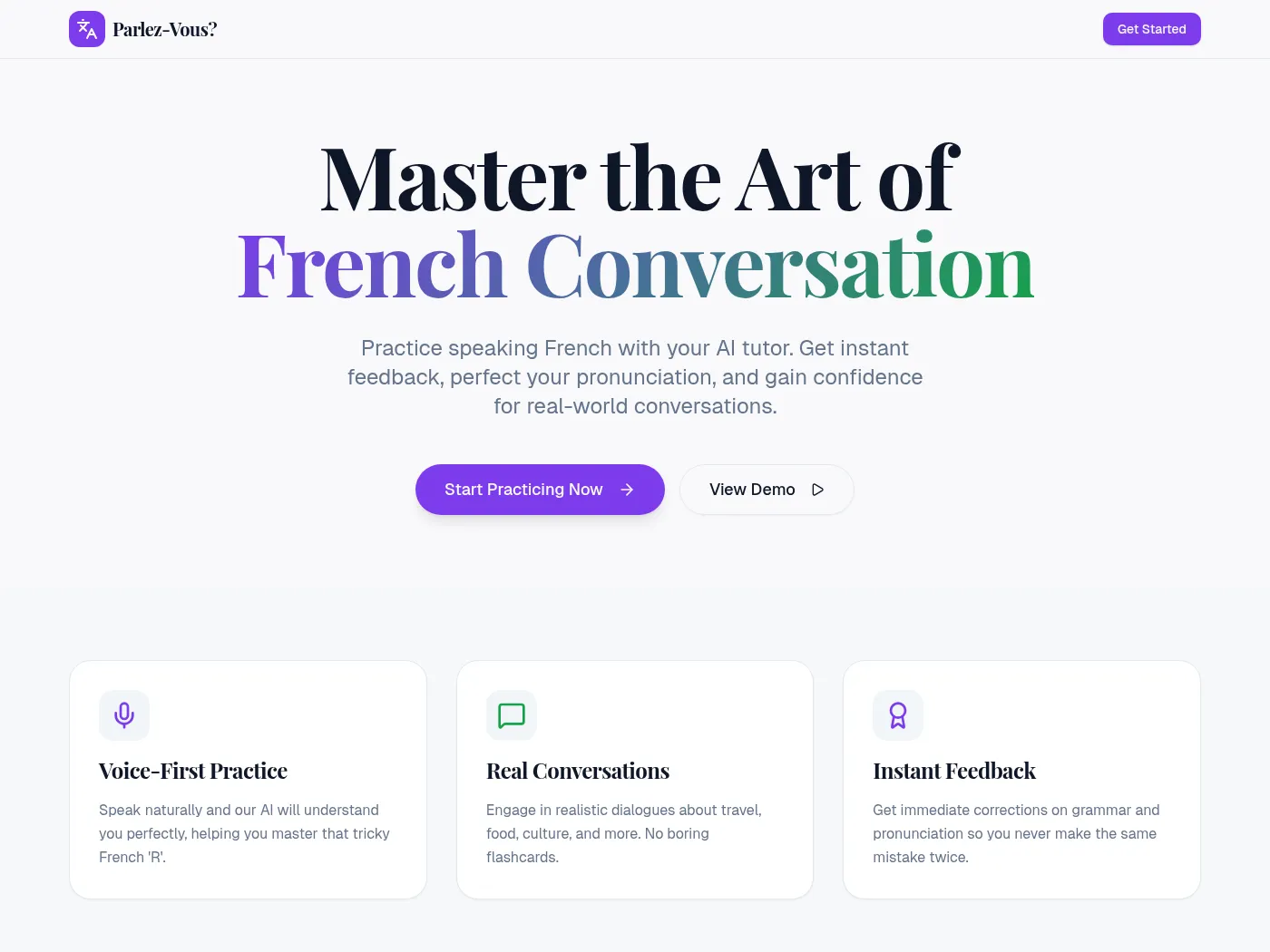 Parlez-Vous French?