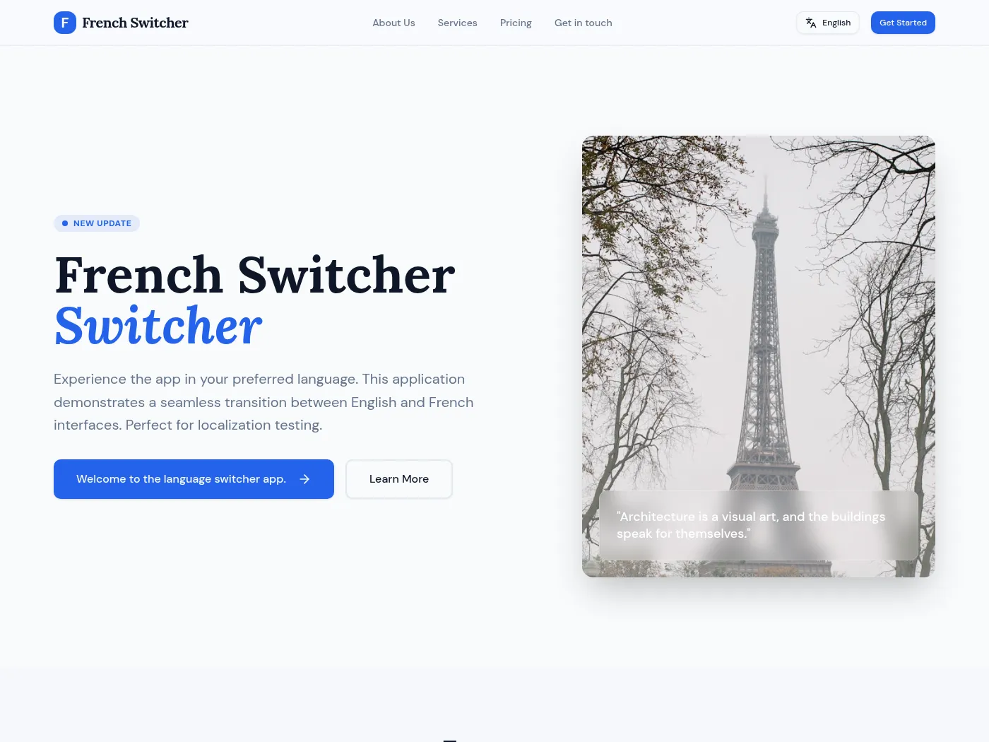 French Language Switcher