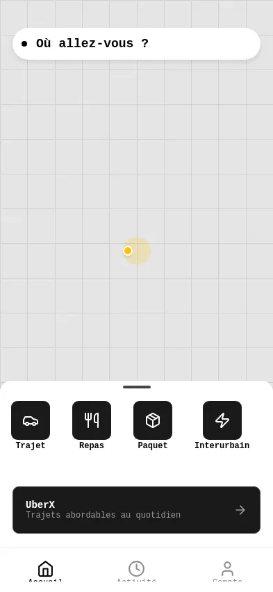 French Uber Ride App