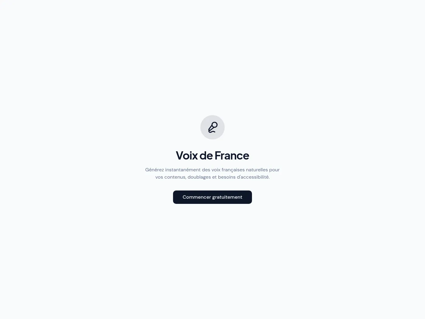 French Voice Generator