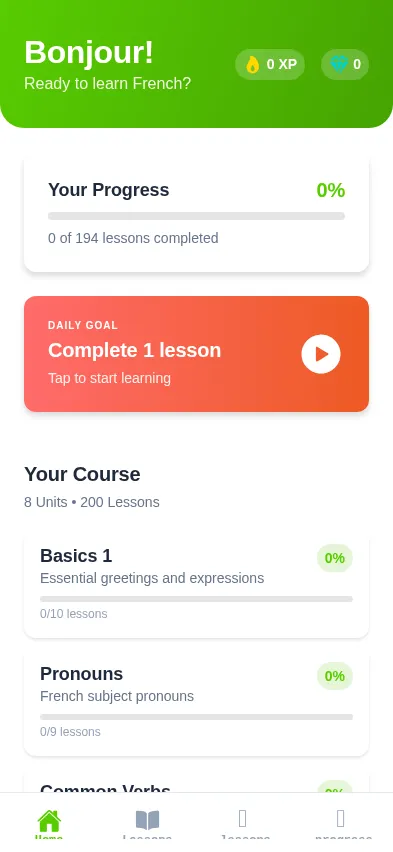 FrenchFluency Free App