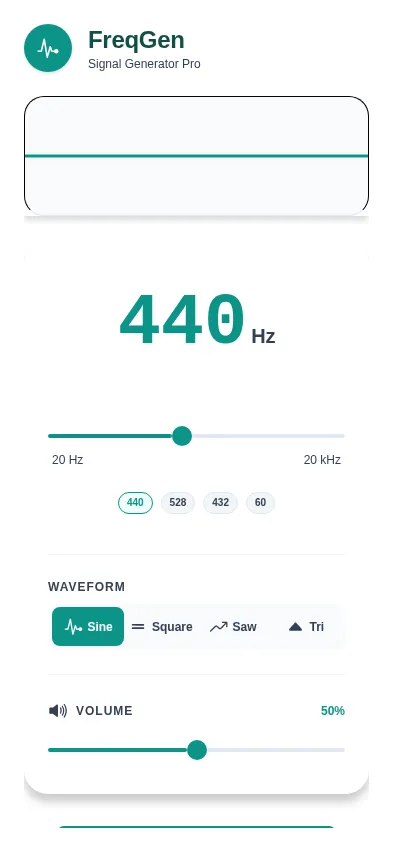 Frequency Generator Pro