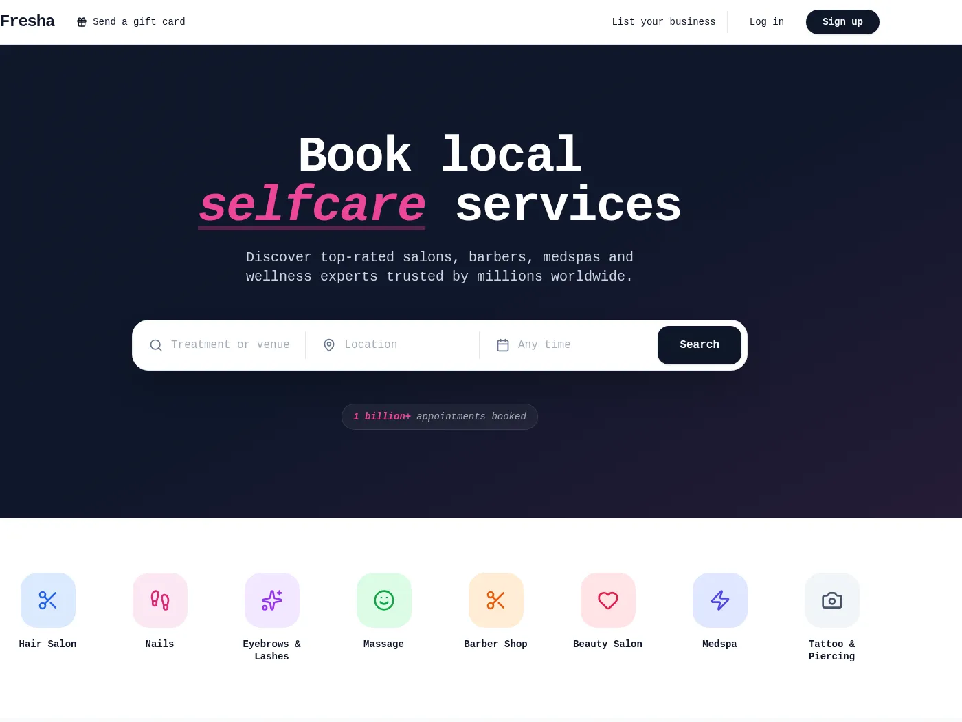 Fresha Booking Clone