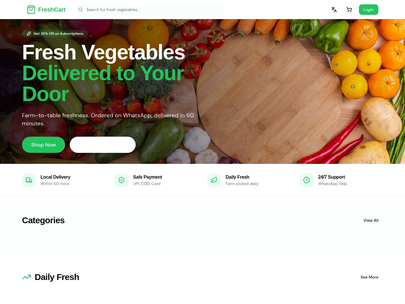 FreshCart Pro E-Commerce