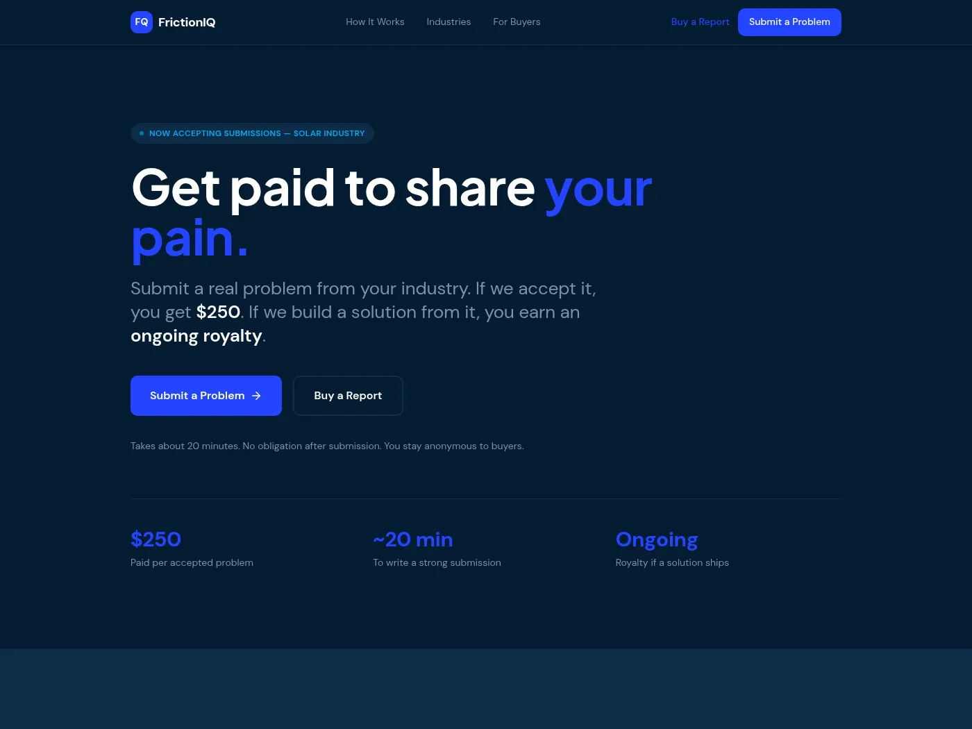 FrictionIQ Marketing Site