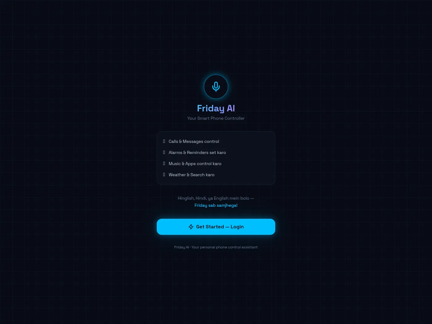 Friday AI Assistant