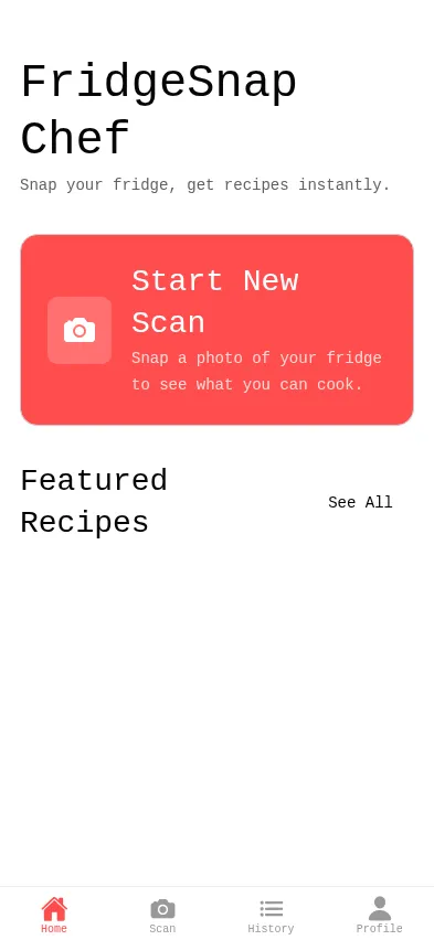FridgeSnap Chef