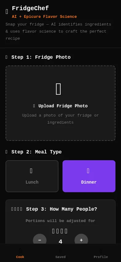 FridgeChef AI Recipes