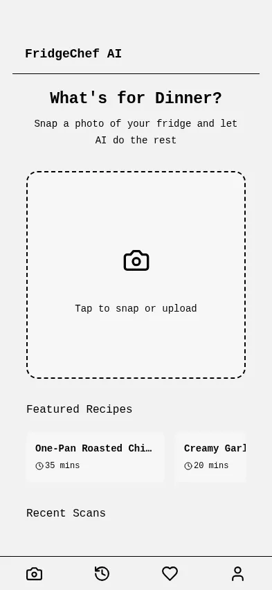 FridgeChef AI
