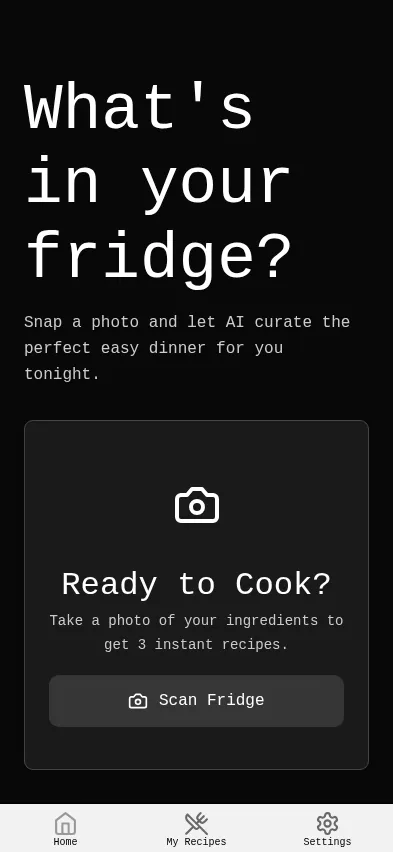 FridgeChef AI