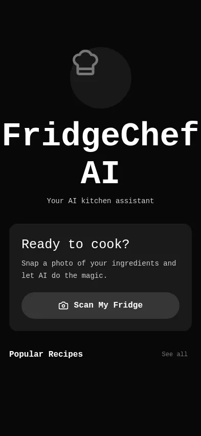 FridgeChef AI