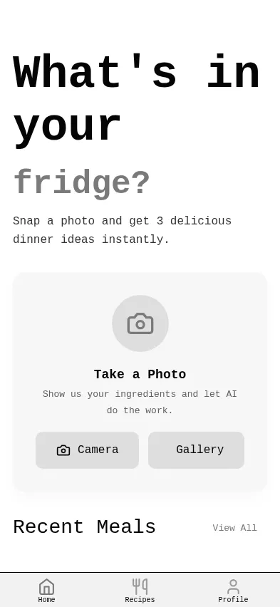 FridgeChef AI
