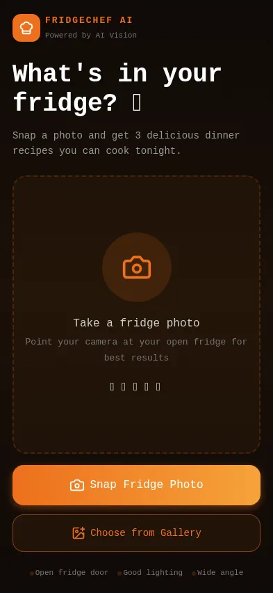 FridgeChef AI Recipes