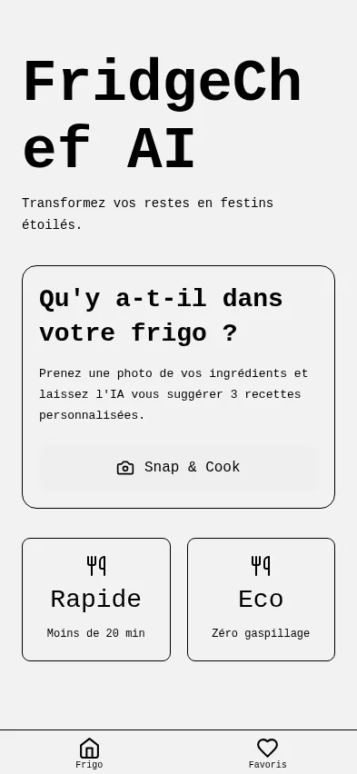 FridgeChef AI